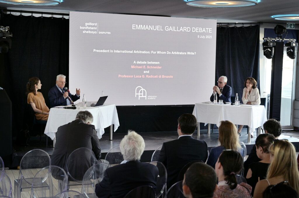 4th Emmanuel Gaillard Debate (2025): "Precedent in international ...