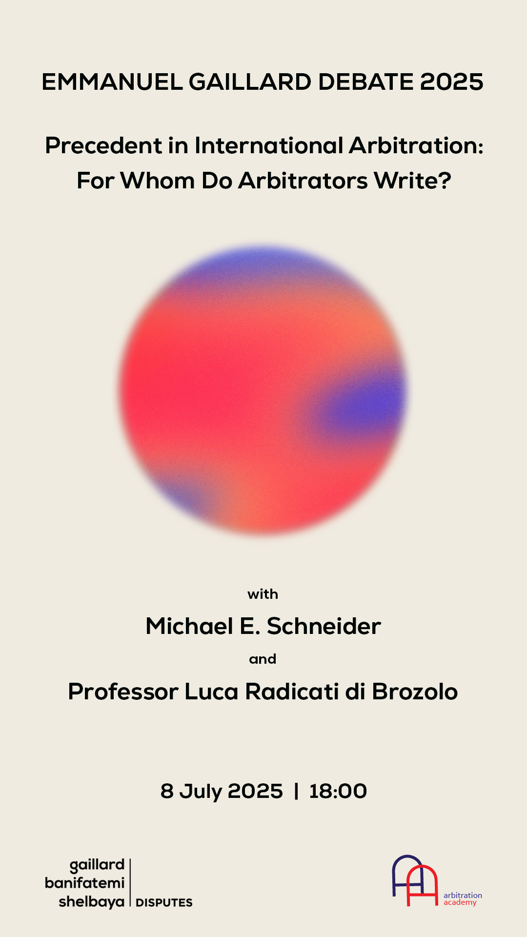 Gaillard Debate 2025: Luca G. Radicati di Brozolo to debate with ...