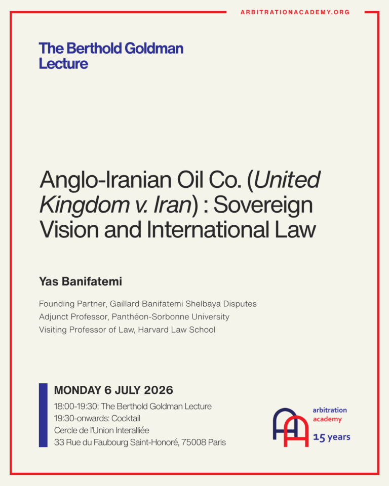 Yas Banifatemi to deliver the Berthold Goldman Lecture 2026: “Anglo ...